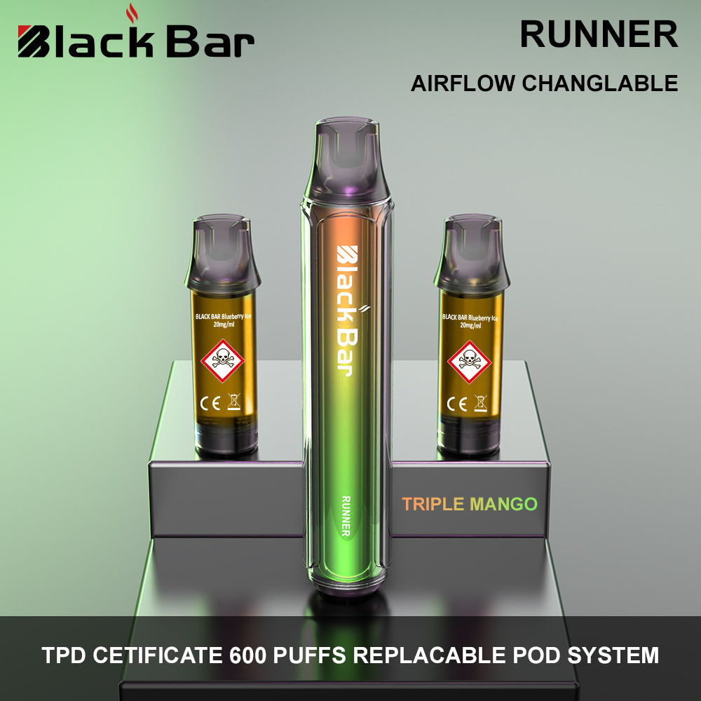 RUNNER-Mesh 1000 pu s Pod replaceable Child Lock Airflow adjustable ...